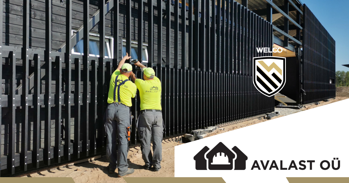 Supervärk - meie staadionihoone seinad saavad püsti Avalast OÜ ...